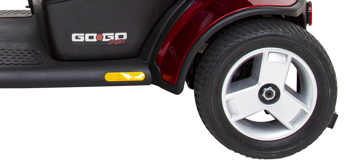 Go Go® Sport 4-Wheel Scooter :: Travel Mobility | Pride Mobility®