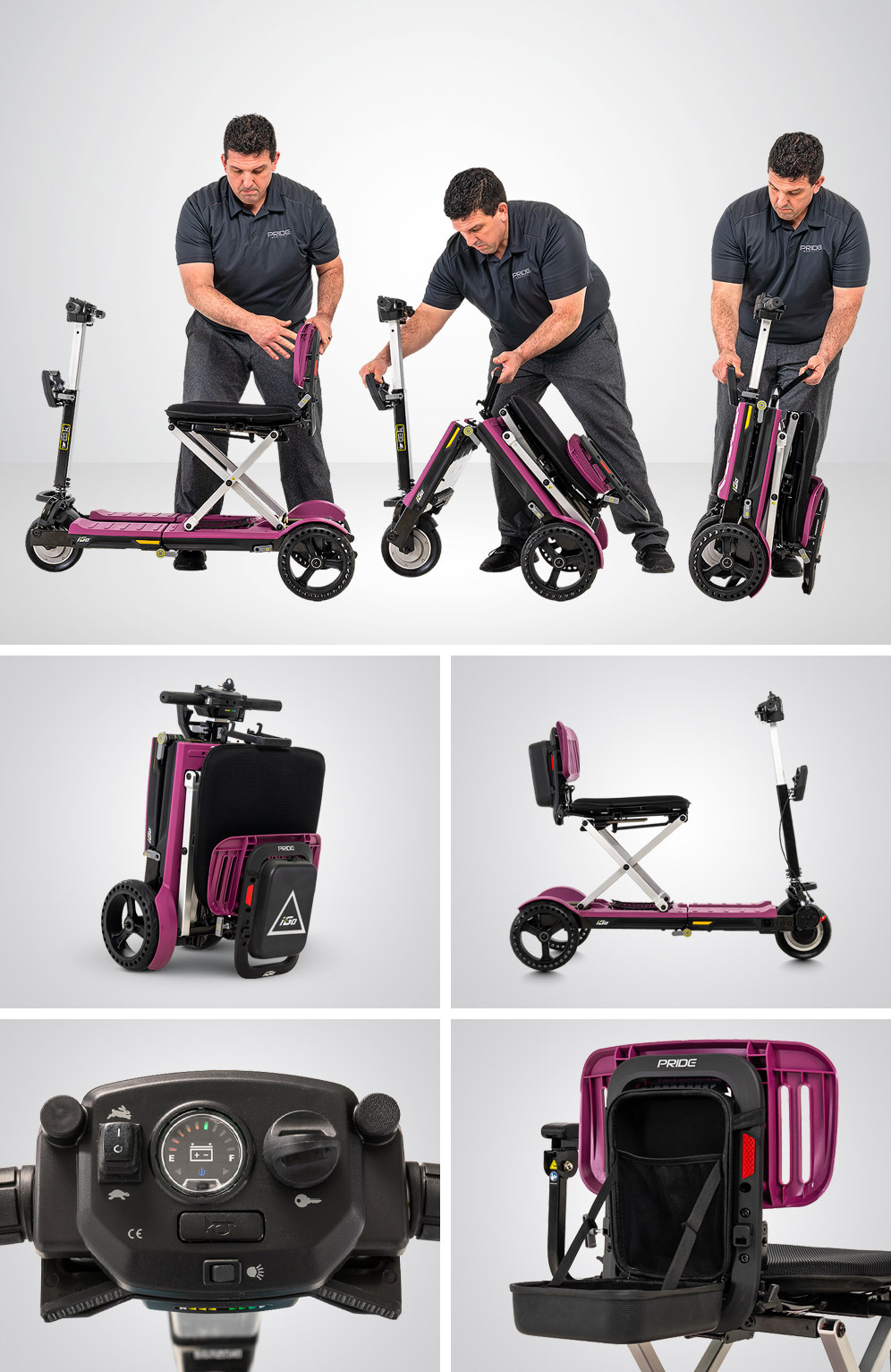 i Go Folding Scooter Pride Electric Scooters Pride Mobility