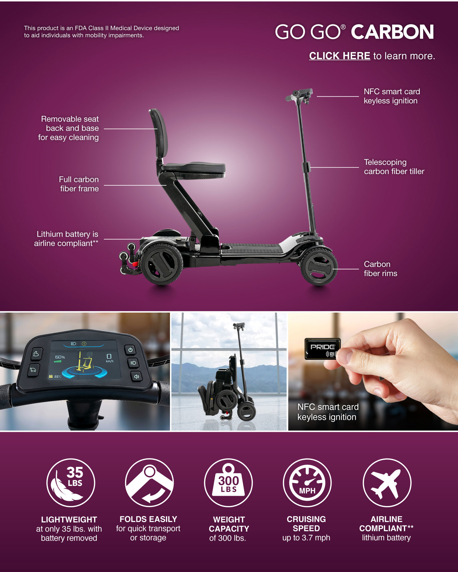 Lighten Up | Go Go Super Portable | Jazzy Ultra Light | Go Go Carbon ...